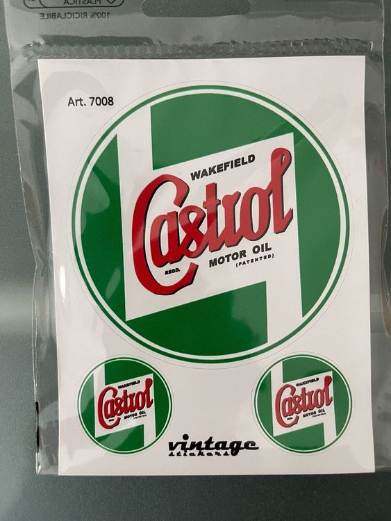 Castrol Vintage Sticker 3er Set | Kaufen auf Ricardo