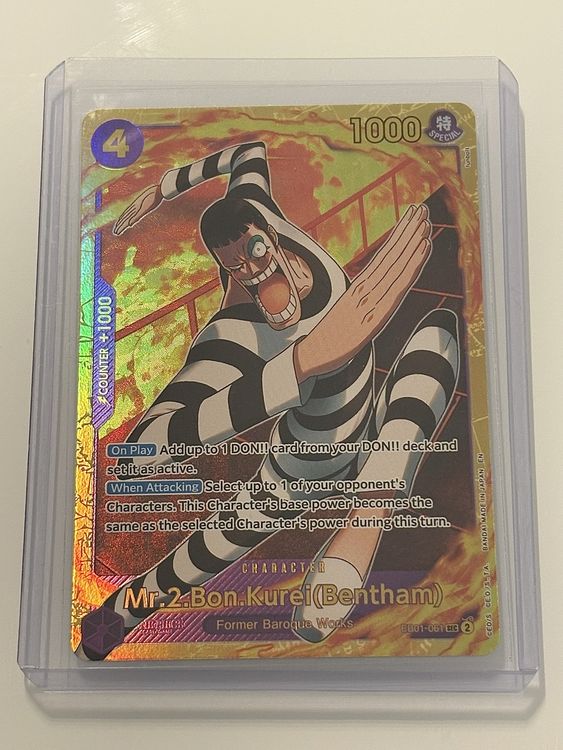One Piece TCG - Mr. 2. Bon. Kurei (Bentham) EB01-061 (Neu (gemäss ...