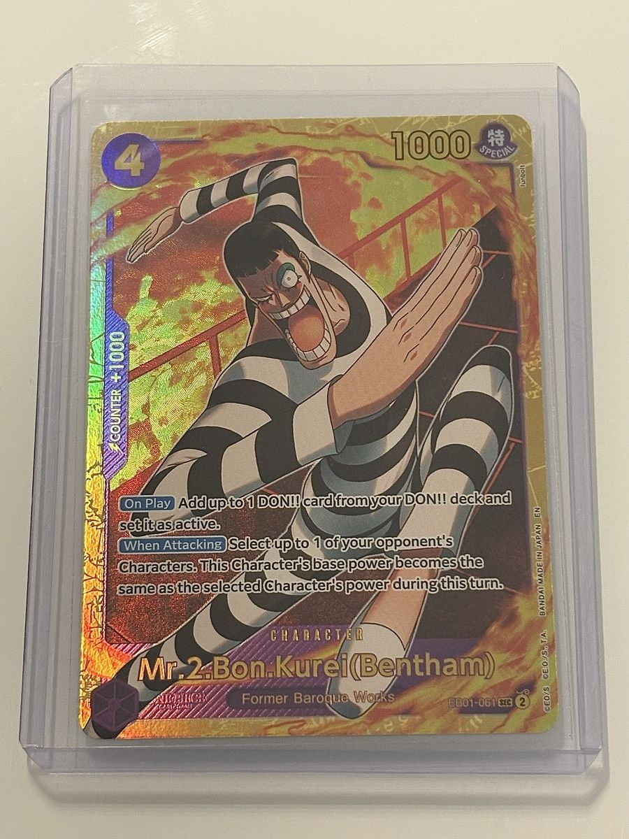One Piece TCG - Mr. 2. Bon. Kurei (Bentham) EB01-061 (Neu (gemäss ...