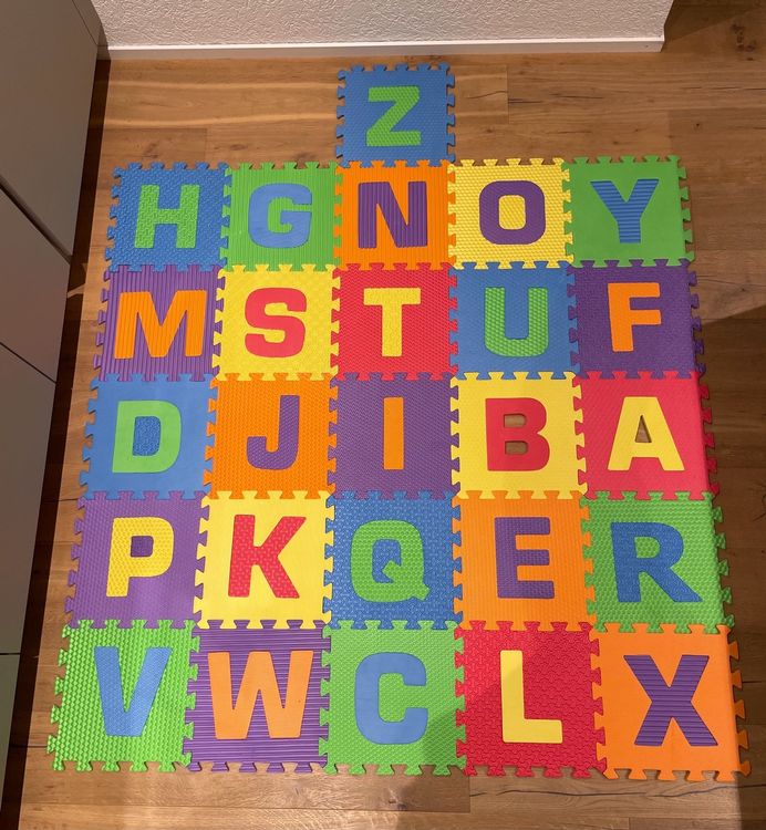 Puzzlematte Buchstaben ABC Spielzeug (Gebraucht) in Flawil für CHF 8 ...