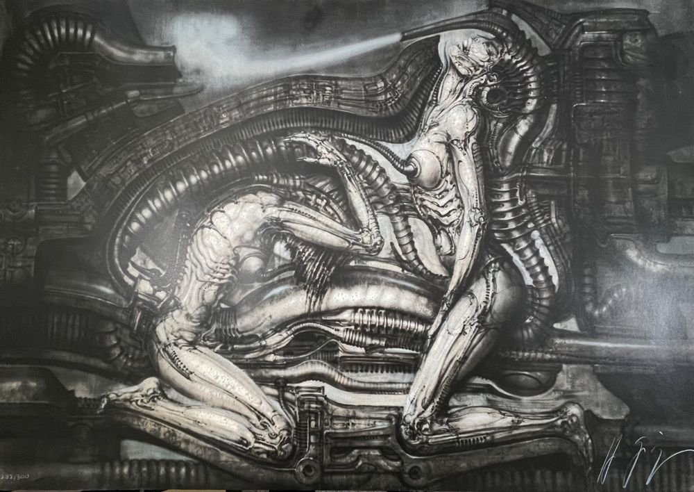 H. R. Giger (1940-2014) Serigraphie Handsigniert | Kaufen auf Ricardo