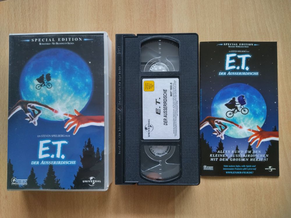 E.T. Der Ausserirdische / VHS Video-Kassette (Gebraucht) in Jona für CHF 5 – mit Lieferung auf ...