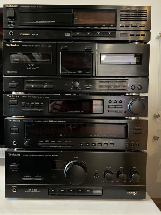 Technics SU-X120 + SH-E85 + ST-X302L + RS-X120 + SL-PJ45 (D'occasion) à ...