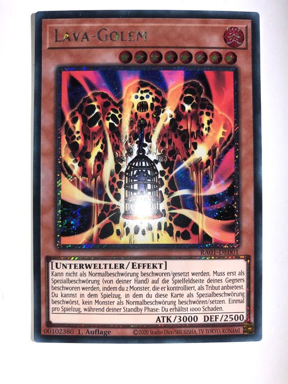 YuGiOh Platinum Secret Rare | Lava Golem (Gebraucht) in Altstätten SG ...
