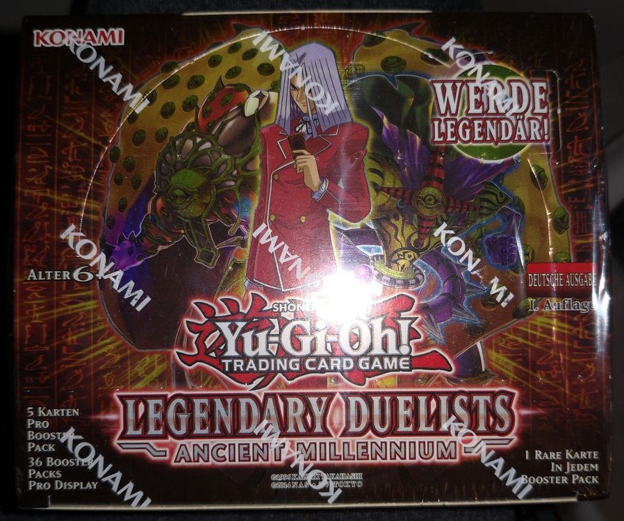 Yu-Gi-Oh Legendary Duelists: Ancient Millennium Display OVP | Kaufen auf Ricardo