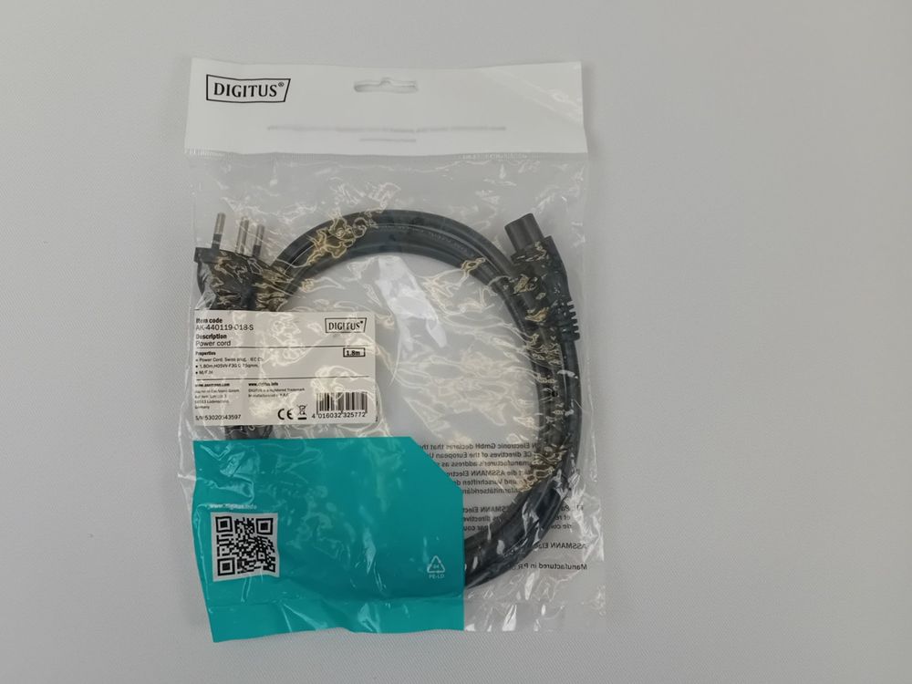 ASSMANN Netzanschlusskabel Digitus IEC C5 (180 cm) (Neu (gemäss ...