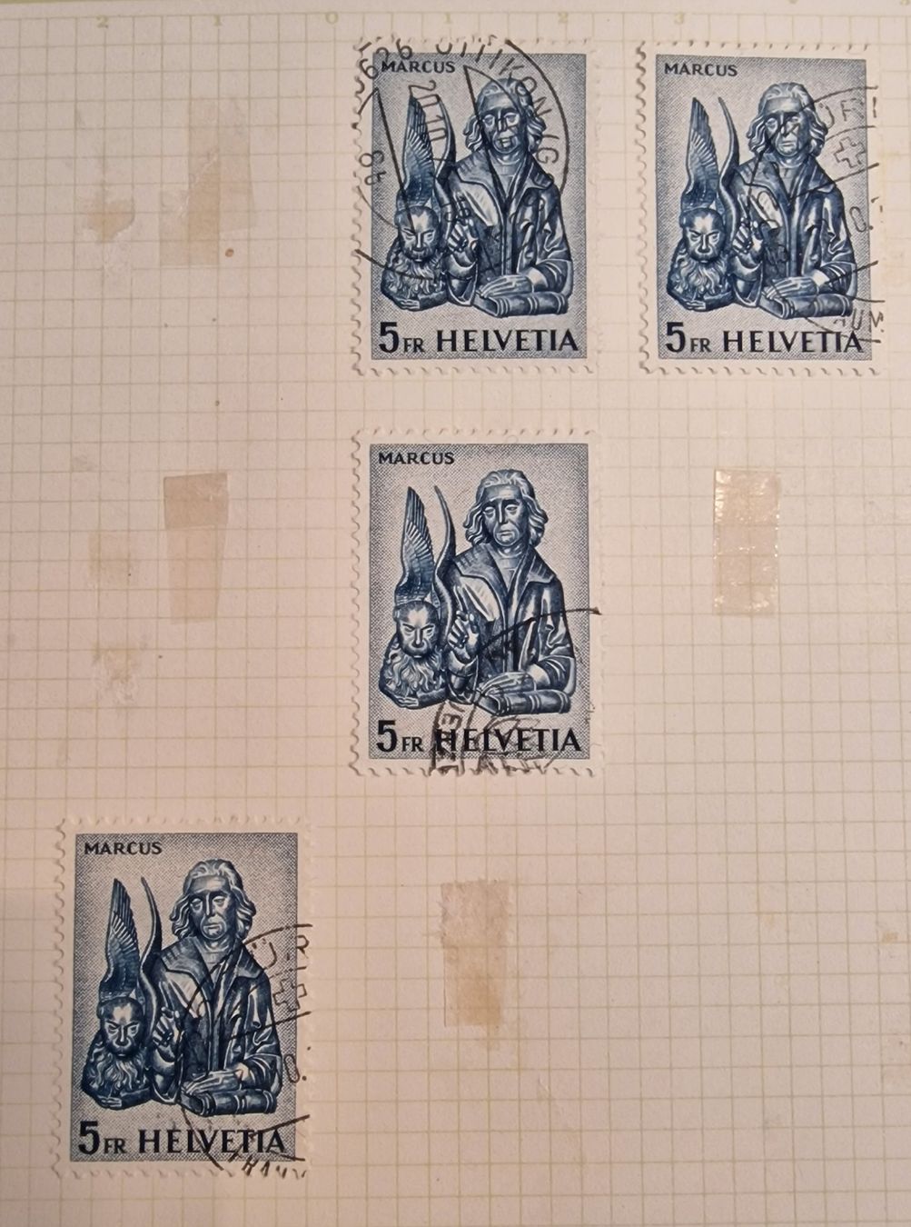 Marcus HELVETIA 5FR Evangelisten 1961 - 1970 (Gebraucht) in Stüsslingen ...