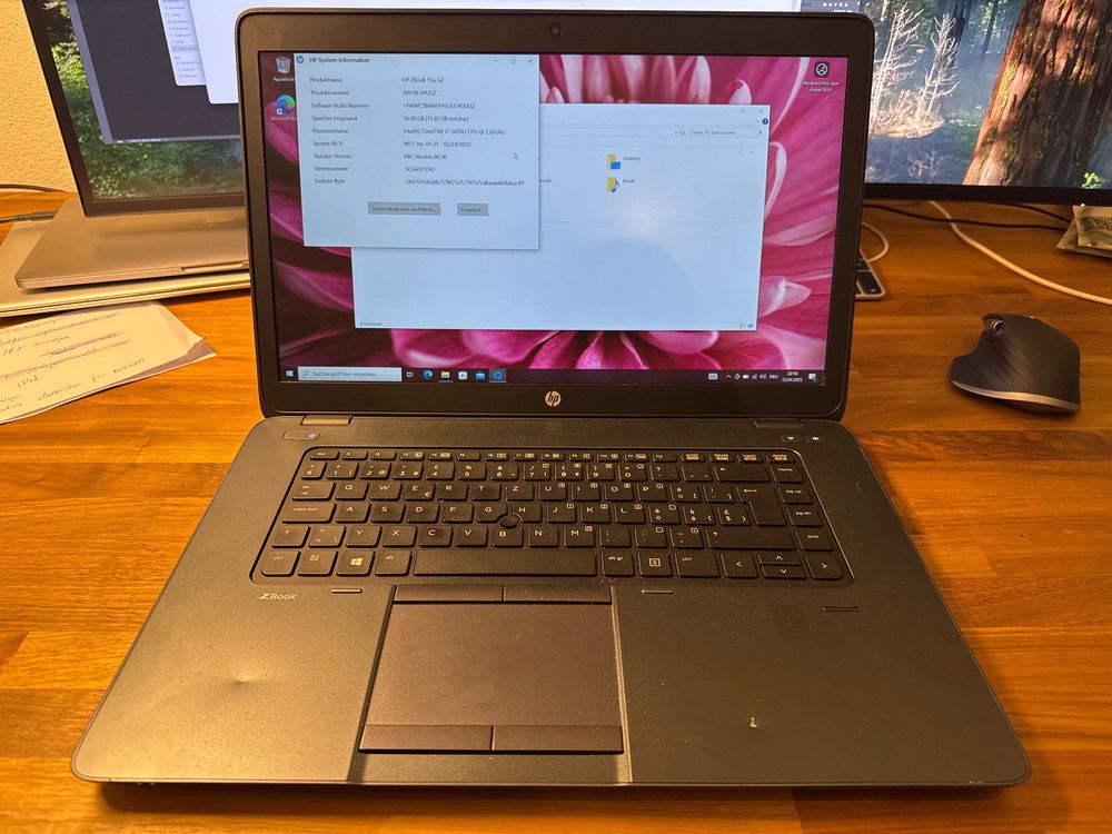 HP ZBook 15u G2 Notebook mit neuem Akku, frisch installiert | Kaufen ...