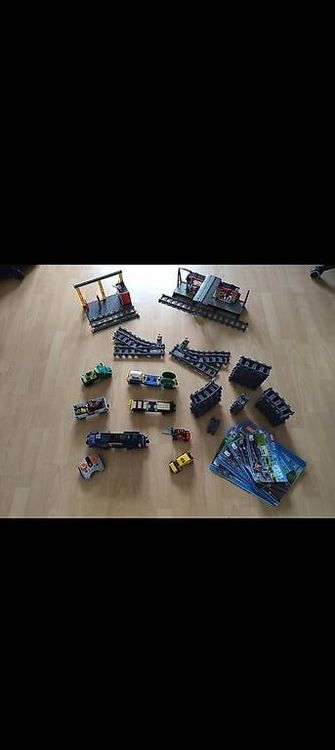 Lego City 66493 Güterzug +Station + zusätzliche Gleise (Gebraucht) in ...