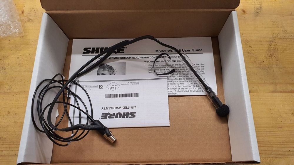 SHURE WCM16 headset mikrofon | Kaufen auf Ricardo