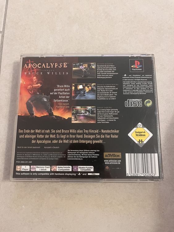 Apocalypse - starring Bruce Willis - PS1 (Gebraucht) in Suhr für CHF 20 ...