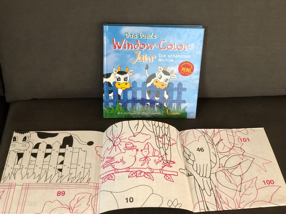 Window Color Buch „Die schönsten Motive“ mit Vorlagen NEU! (Neu und ...