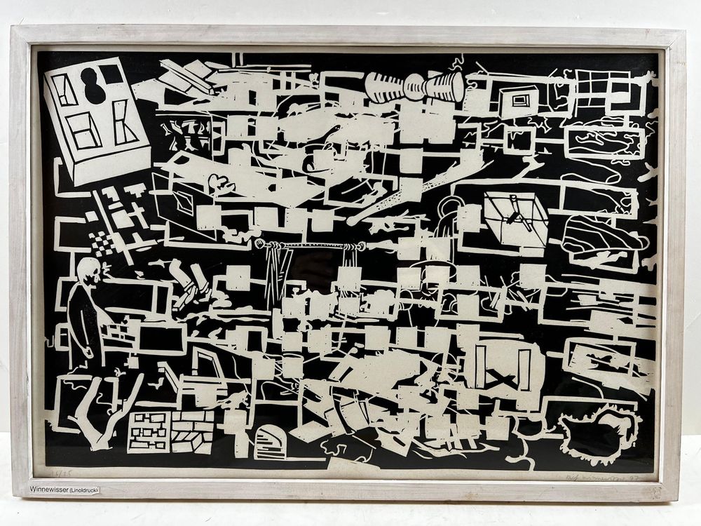 Rolf Winnewisser (1949) Holzschnitt Handsigniert. (Gebraucht) in Neuhausen am Rheinfall für CHF ...