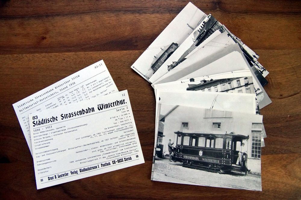 83 Städt. Strassenbahn Winterthur II - Leutwiler - AK-Serie | Kaufen auf Ricardo