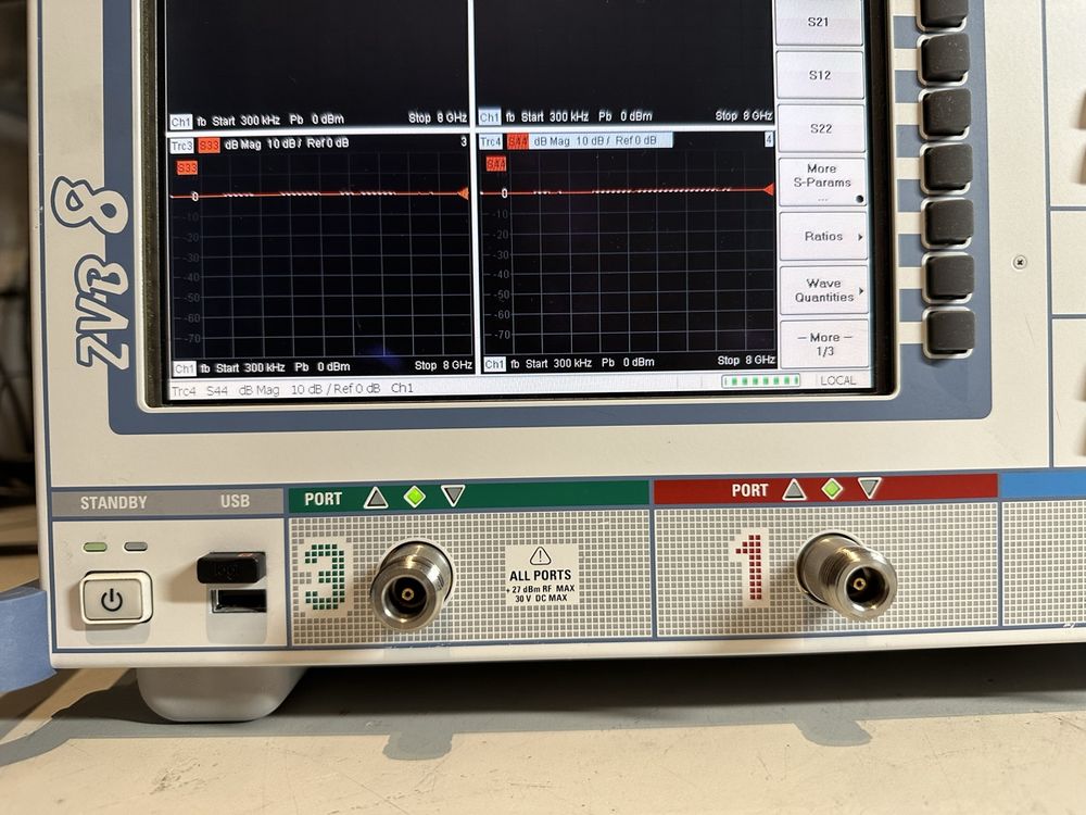 Rohde&Schwarz ZVB8 4-Port Network Analyzer (Gebraucht) in Nottwil für CHF 6999 – nur Abholung ...