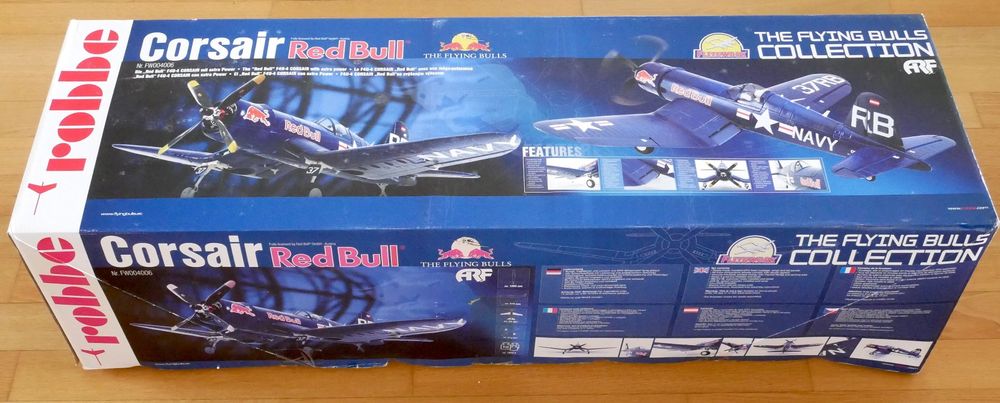 Robbe RC F4U Corsair Red Bull ARF, EZFW, ungeflogen in OVP (Neu und ...