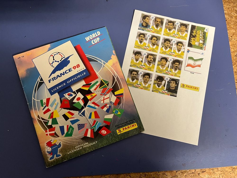 Panini Album France 1998 (Gebraucht) in Rudolfstetten für CHF 164 – mit ...