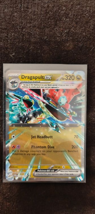 Pokémon Dragapult EX Karte 320 KP #227/162 Fullart (Neu (gemäss ...