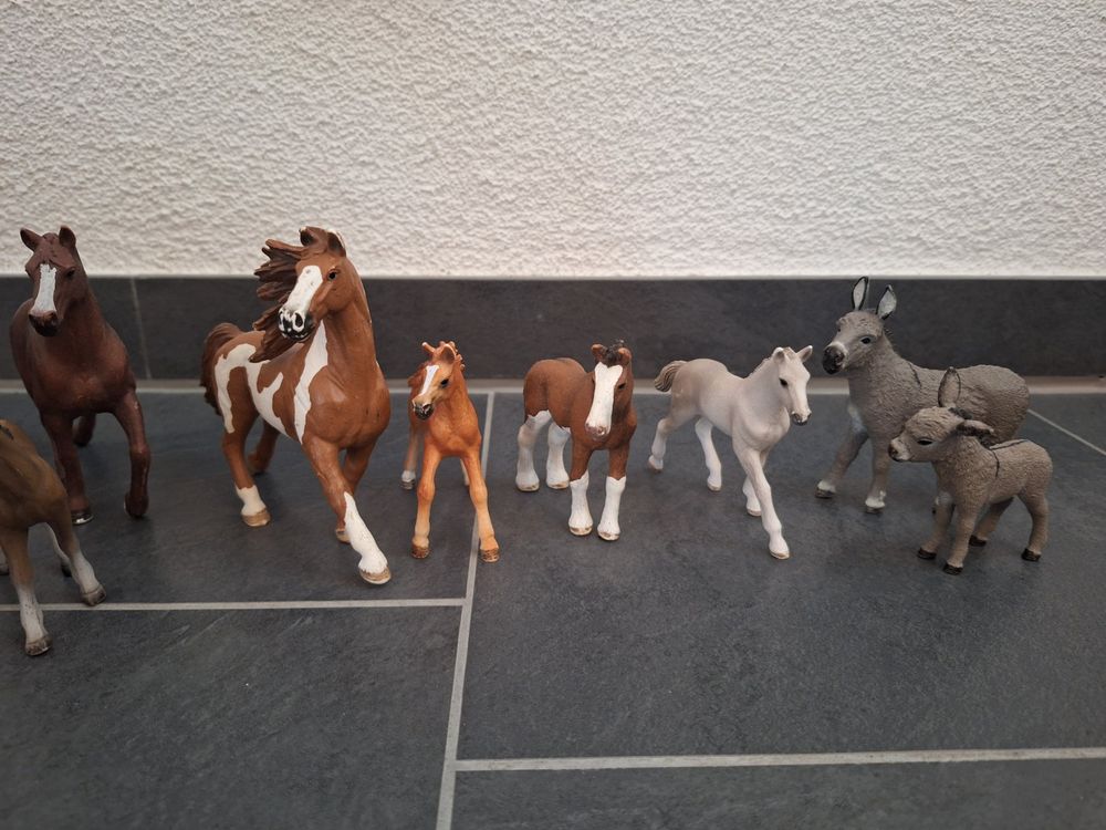 Schleich Pferde und Esel (Set 3) (Gebraucht) in Pfungen für CHF 30 – nur Abholung auf Ricardo kaufen