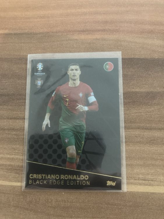 Topps Euro 2024 Black Edge Cristiano Ronaldo (Neu (gemäss Beschreibung)) in Zürich für CHF 5 ...