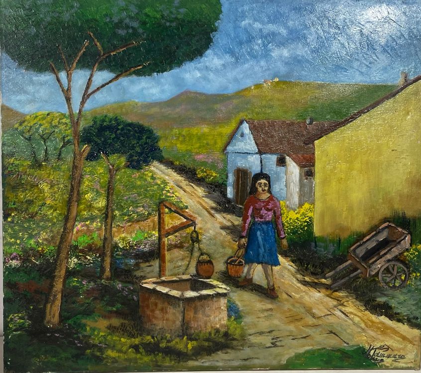 Landschaftgemälde unleserlich Signiert (Gebraucht) in Root für CHF 5 – mit Lieferung auf Ricardo ...