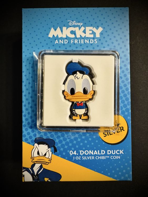 2021 Niue 1 oz Silber Chibi Donald Duck Nummerierte Prämie | Kaufen auf ...