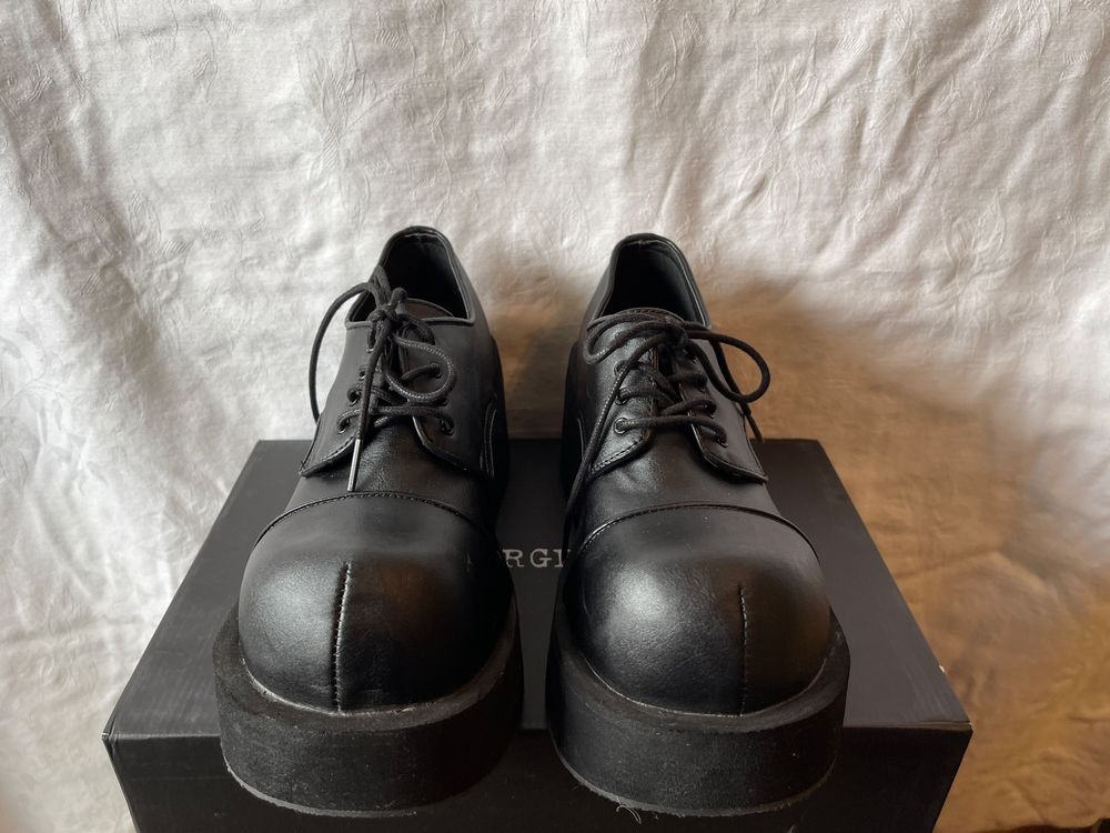 Schwarze Demonia Dank 101 Plateauschuh, Gr. 39 (Neu und ...