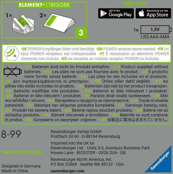 GraviTrax Power Element Trigger, Erweiterung zu Kugelsystem (Neu und originalverpackt) in ...