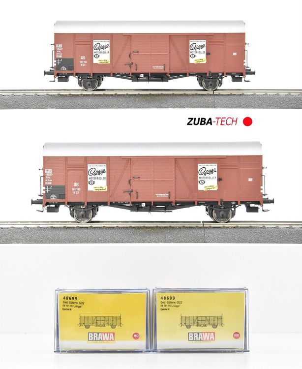 Brawa 2x Güterwagen GI22 DB H0 GS OVP (Gebraucht) in für CHF 35 – mit ...