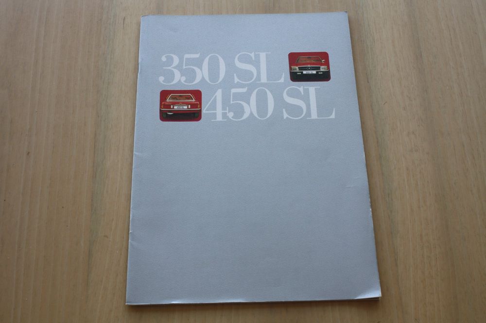 Mercedes 350 SL/450 SL Prospekt R 107 3/1973 (Gebraucht) in Wikon für ...