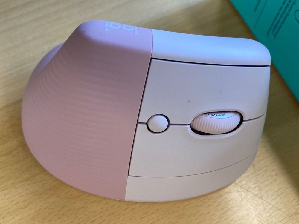 LOGITECH Lift vertikale ergonomische Maus (Rosa) - wie neu | Kaufen auf ...