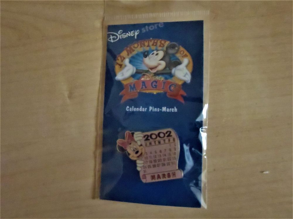 Disney Store - 12 Months of Magic - Calendar Pin Maerz 2002! (Neu und ...