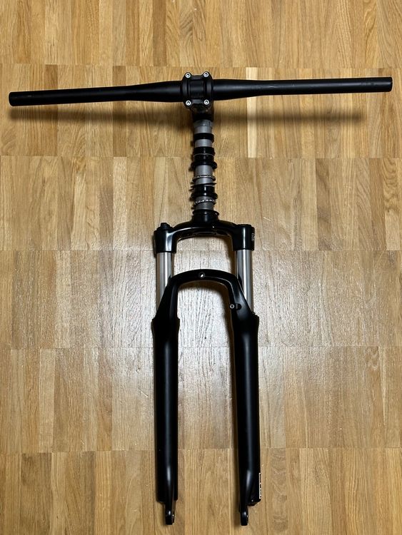 Federgabel SR SUNTOUR SF12 XCT-V4. Inkl.Vorbau und Lenker. (Gebraucht ...