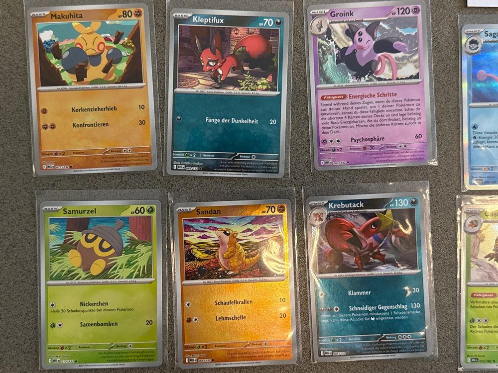 Pokemon 384 Karte XXL Set Deutsche Sammlung glänzende Karten (Neu ...