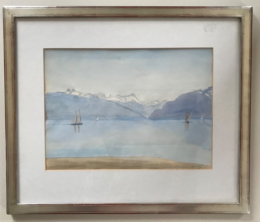 Tableau ancien aquarelle signée Gardet 1900 (Gebraucht) in Penthaz für CHF 150 – mit Lieferung ...
