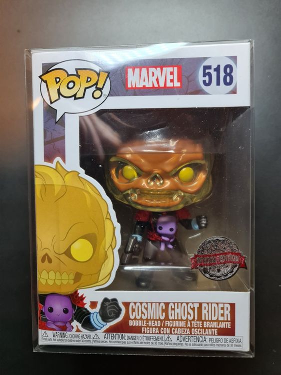 Funko Pop Cosmic Ghost Rider Exclusive 518 (Neu und originalverpackt ...