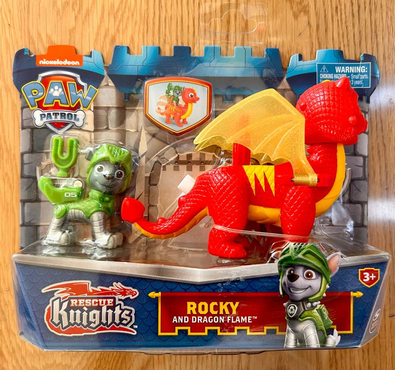 Paw Patrol Rescue Knights Rocky & Dragon Flame (neu) | Kaufen auf Ricardo