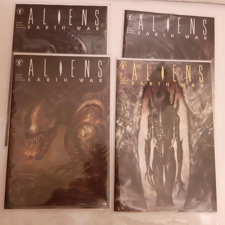 Aliens - Earth War 1 bis 4 Dark Horse Comics 1990 (Gebraucht) in ...