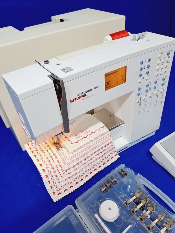 BERNINA VIRTUOSA 150 WIE NEU GARANTIE 3MT FRISCH REVIDIERT (Gebraucht ...