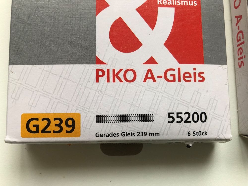 9x Piko G239 Gleise nie gebraucht | Kaufen auf Ricardo