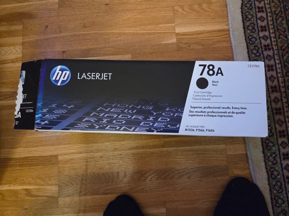 HP Originaltoner 78A black CE278A Toner Laserjet Pro (Neu und ...