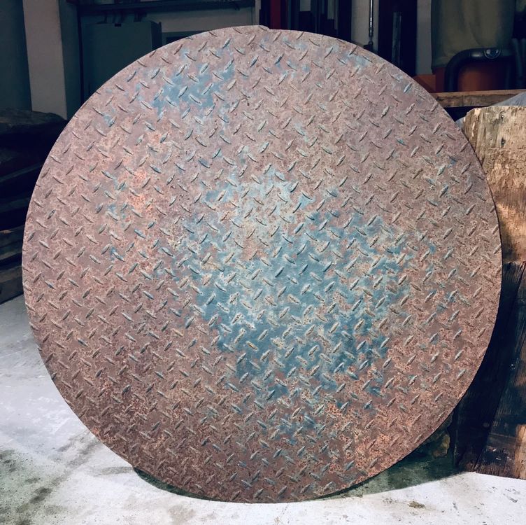 Abdeckung / Schacht / rund / Deckel / Stahl / Platte / Eisen | Kaufen ...