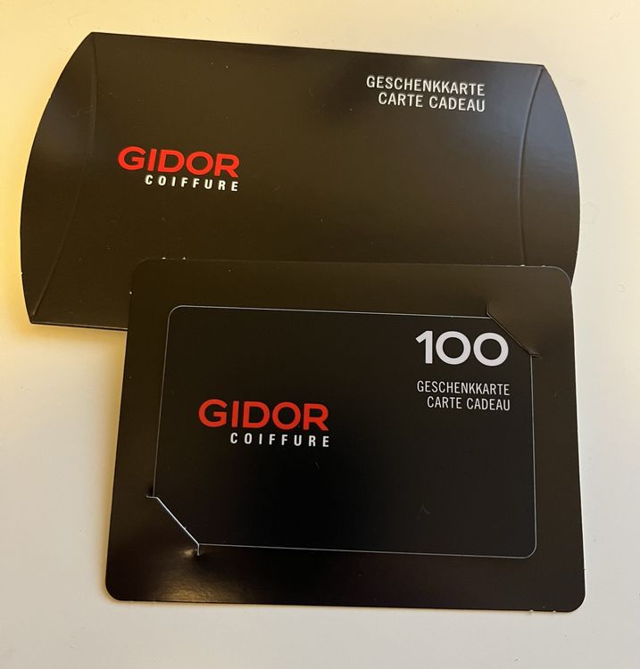 Gidor Coiffure - Geschenkgutschein im Wert von 100 CHF (Neu (gemäss ...