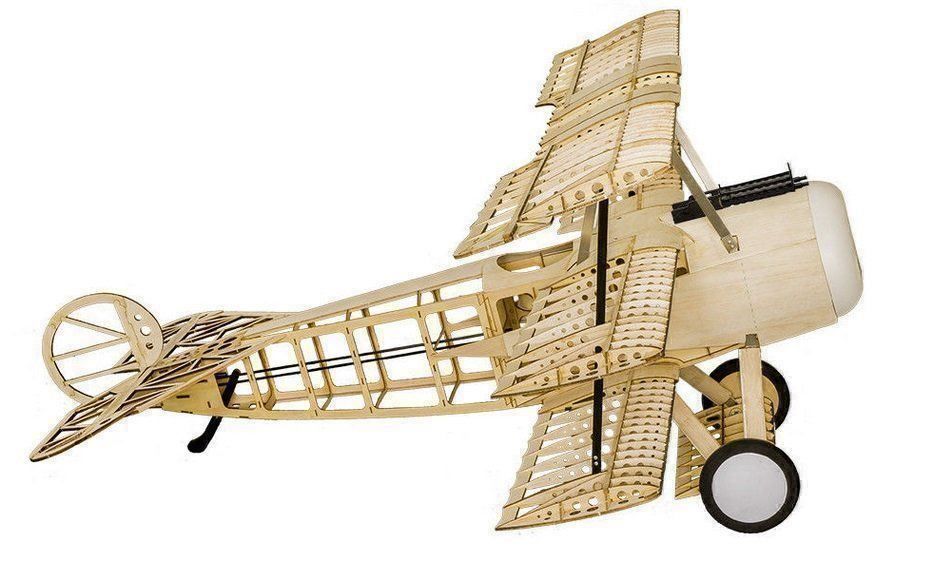 Real-Kit - Fokker-DR1 - EP/GP, Spw 1540mm, KIT-Set aus Balsa (Neu und ...