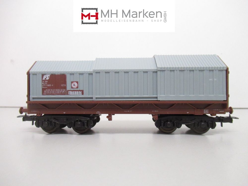 Lima 303190 Teleskophaubenwagen der FS Italien Güterwagen H0 (Gebraucht ...