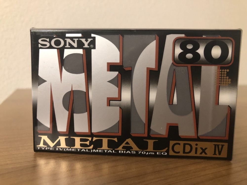 SONY C-80 CD ix Metal Type IV Position sehr selten, Original (Neu und originalverpackt) in ...
