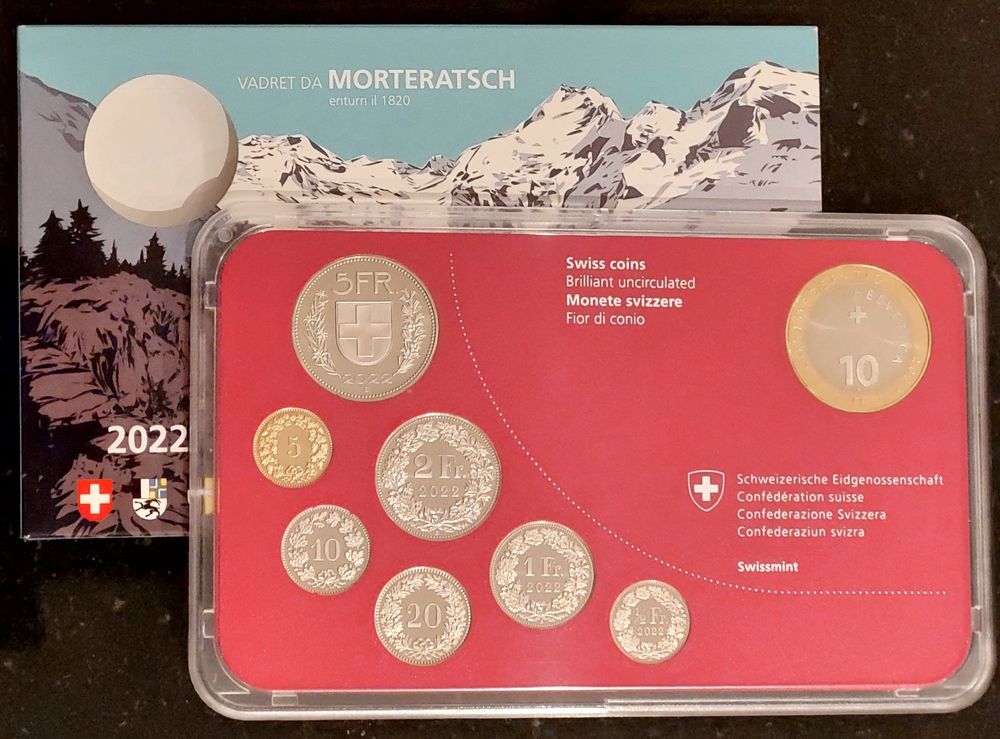 CH - Münzsatz 2022 stgl (Neu (gemäss Beschreibung)) in Arch für CHF 125 – mit Lieferung auf ...