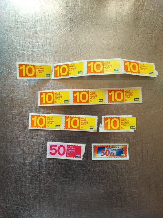 Volg Marken, Volg-Märkli (Gebraucht) in Grabs für CHF 6 – mit Lieferung ...
