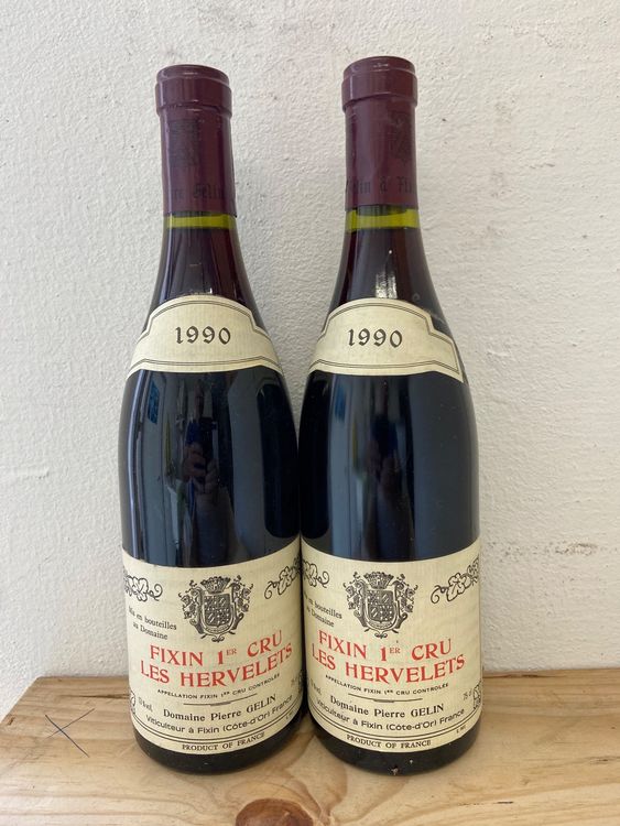 1990 Domaine Pierre Gelin Les Hervelets Fixin 1er Cru (2 Fl) (Neu ...