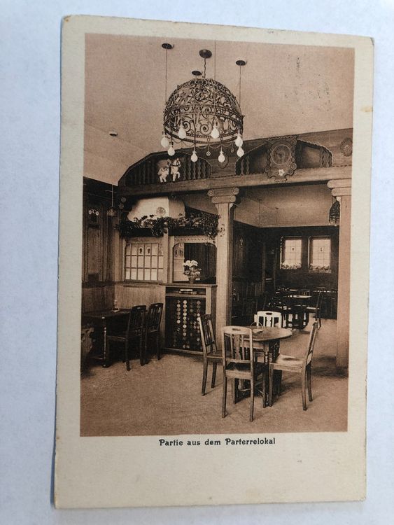 Bern Bahnhof Restaurant z. Hacker Gurtenbier Ausschank 1912 | Kaufen ...